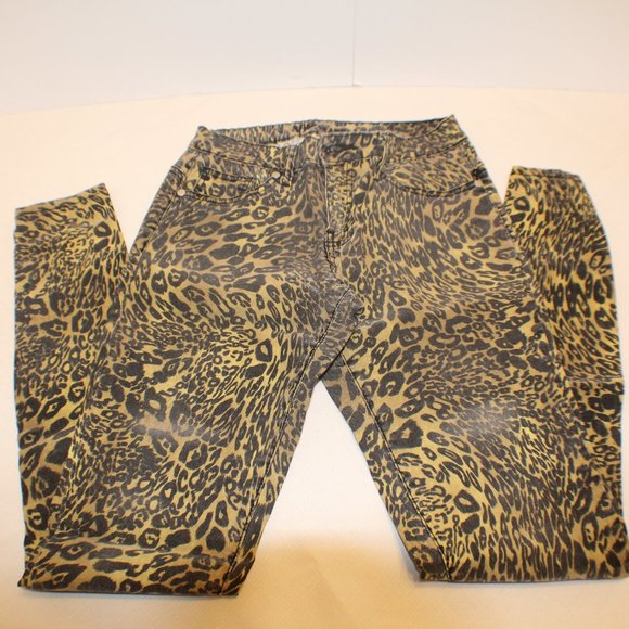 VIP | Jeans | Leopard Skinny Jeans | Poshmark
